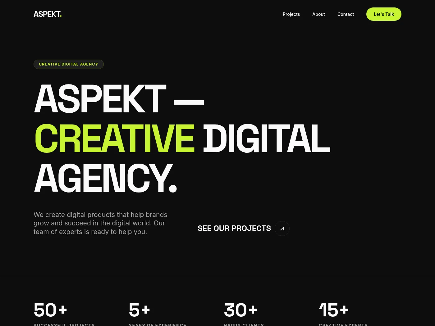 Aspekt Figma Web Replica
