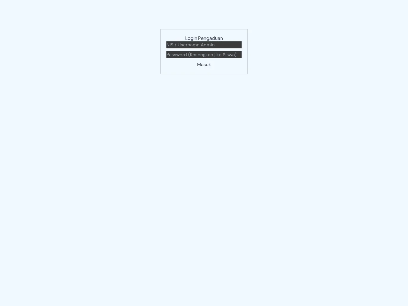 Aspirasi Siswa Portal