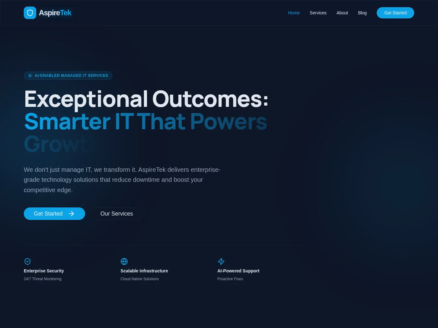 AspireTek Web Redesign