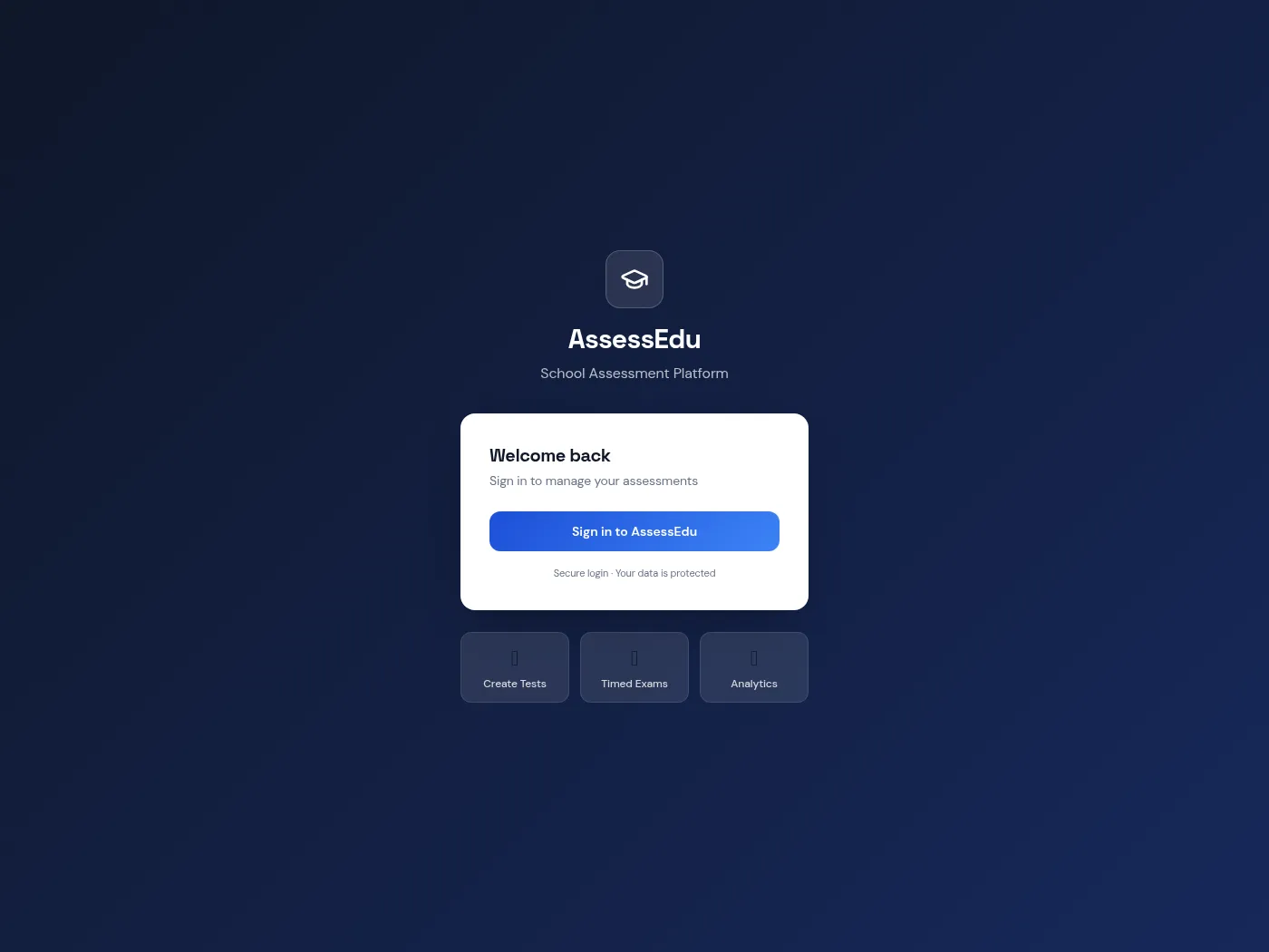 School Assessment Platform