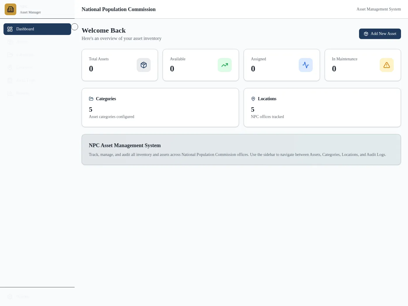 Census Asset Manager
