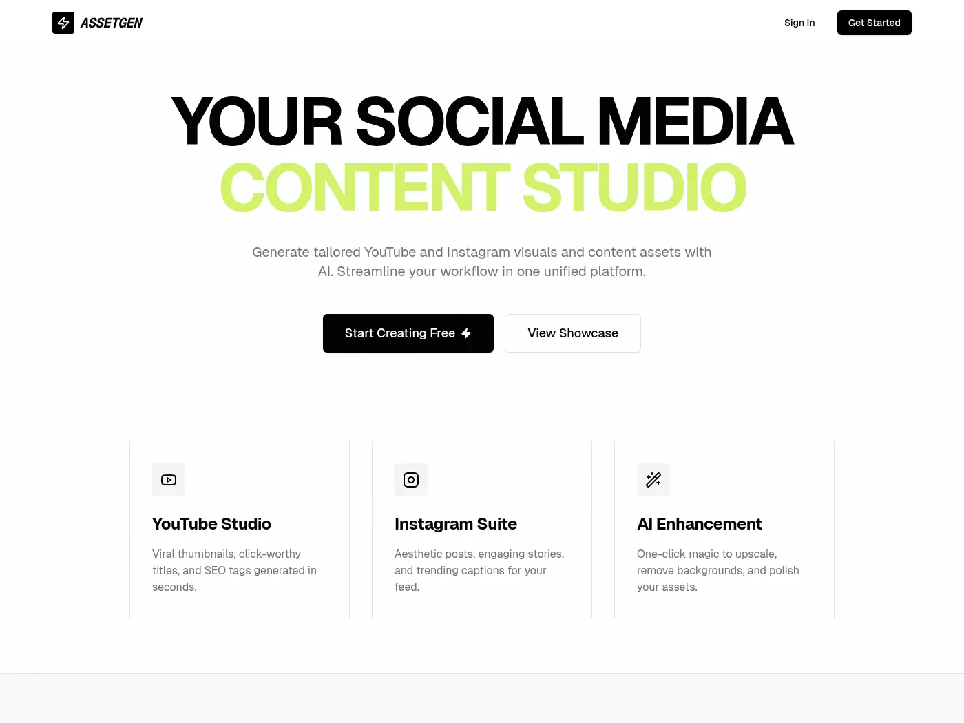 AssetGen Studio