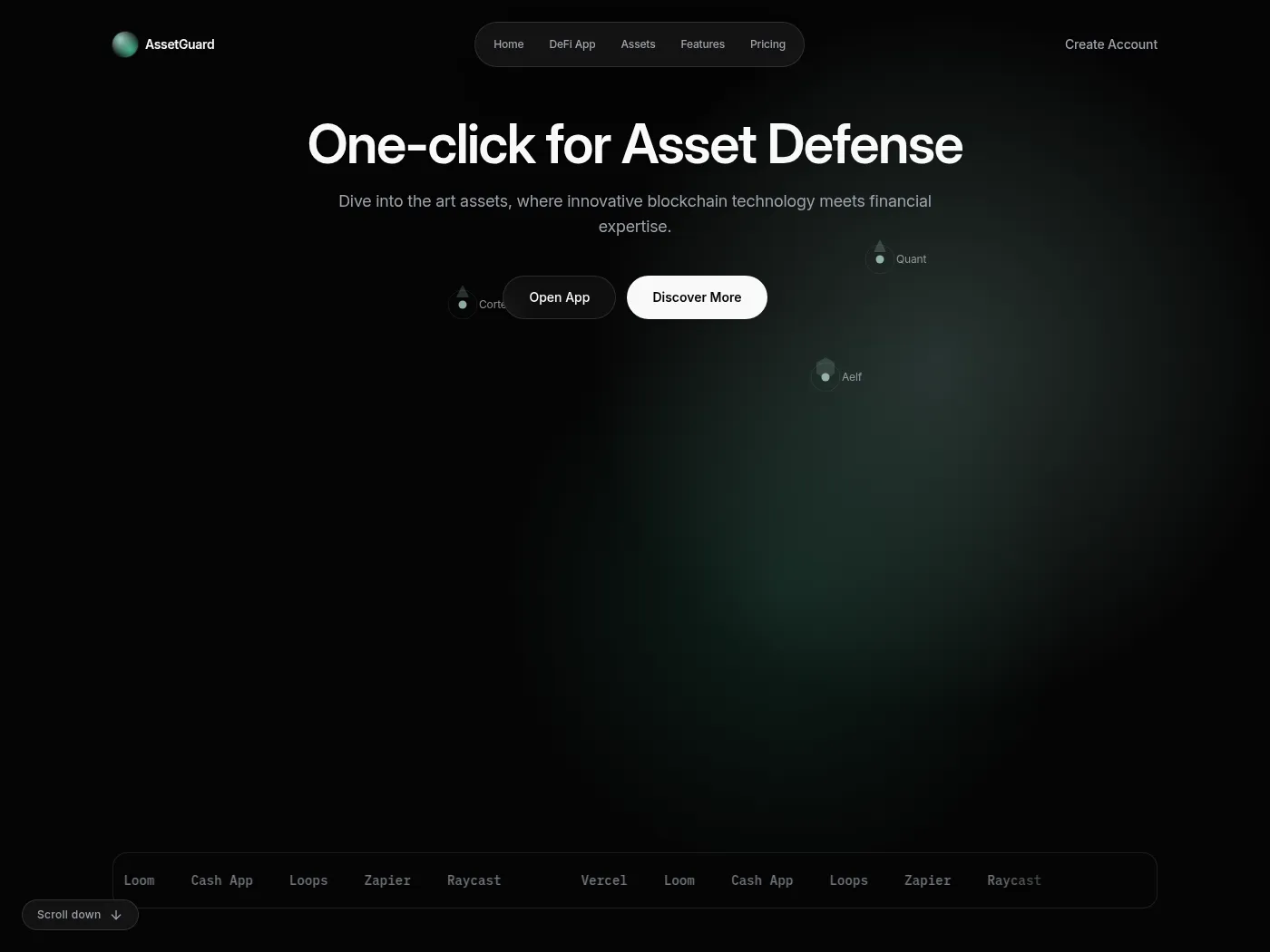 AssetGuard Landing Clone