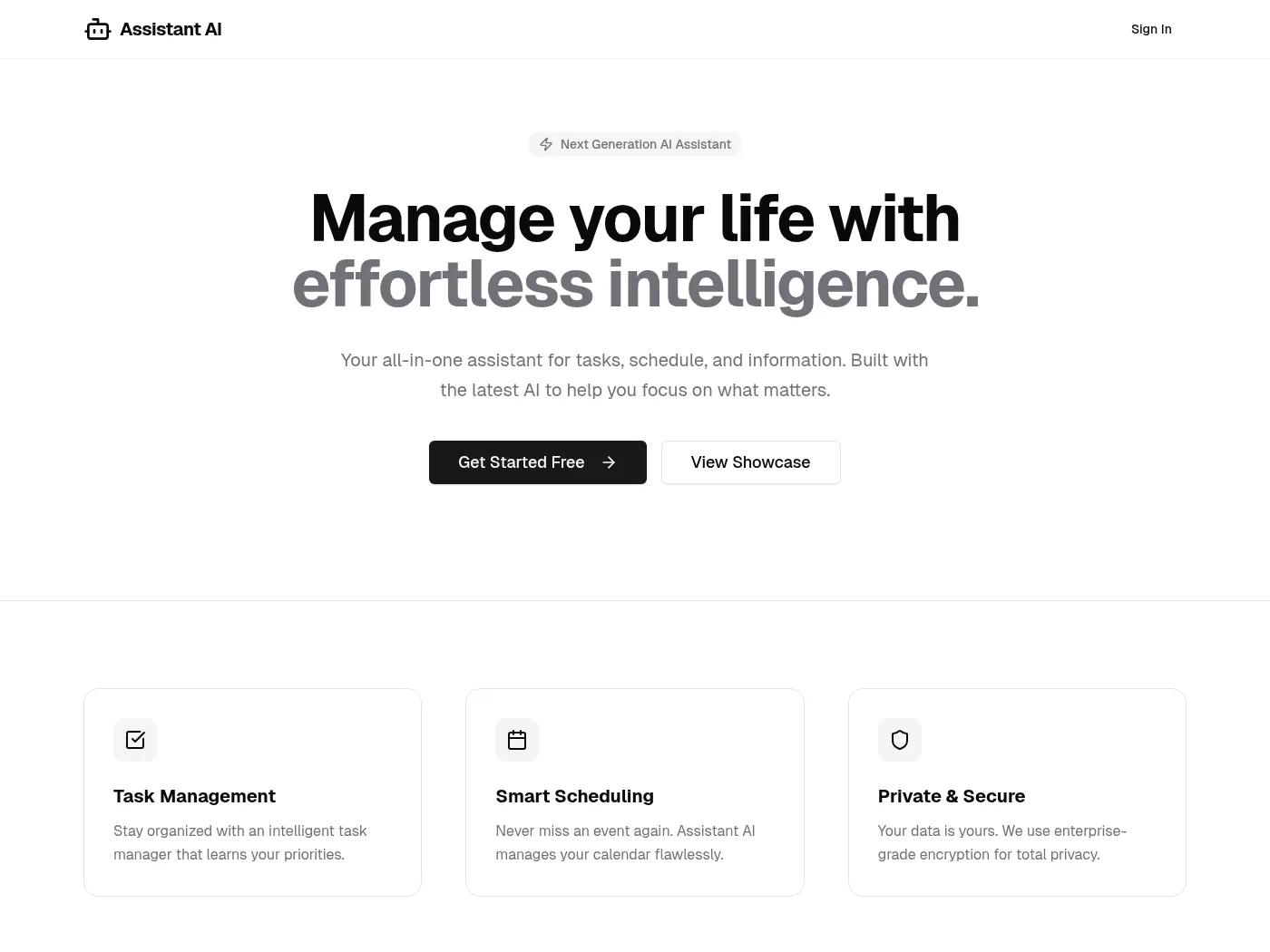 Personal Assistant AI