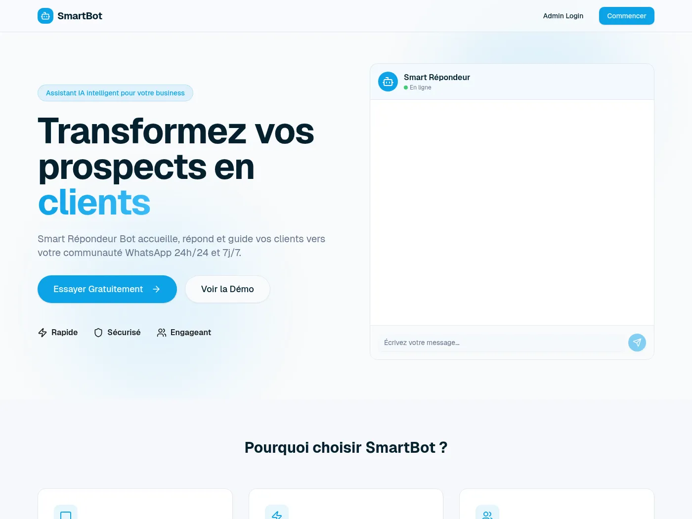 Smart Répondeur Bot