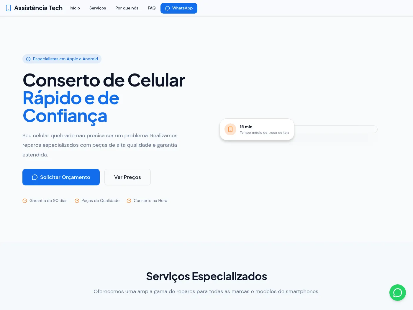 Assistência Tech Site