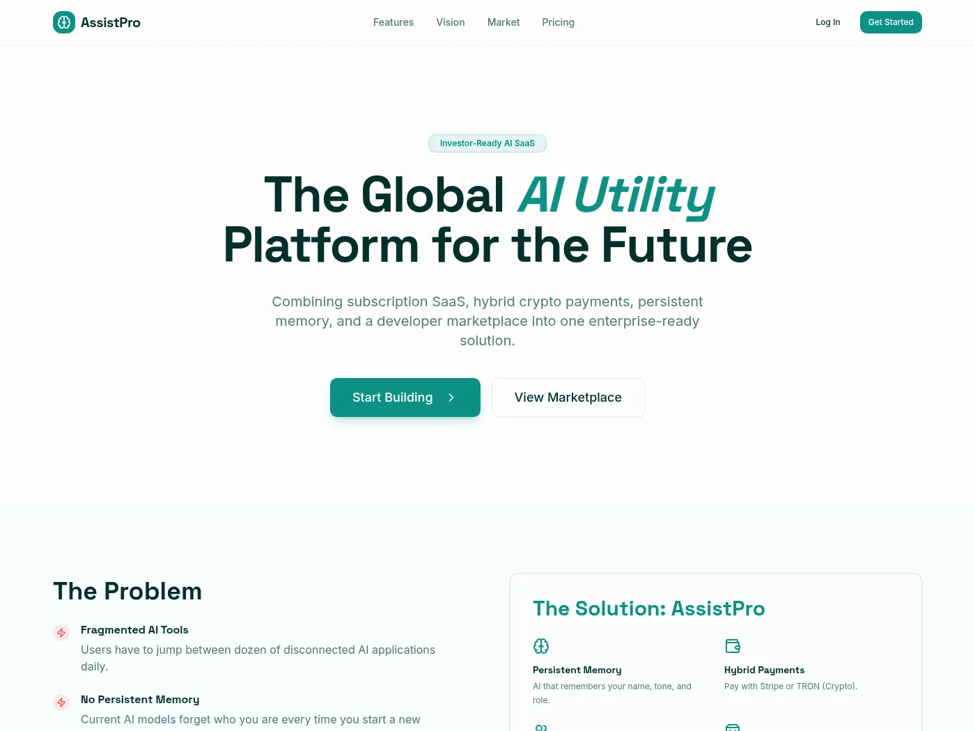 AssistPro AI Platform