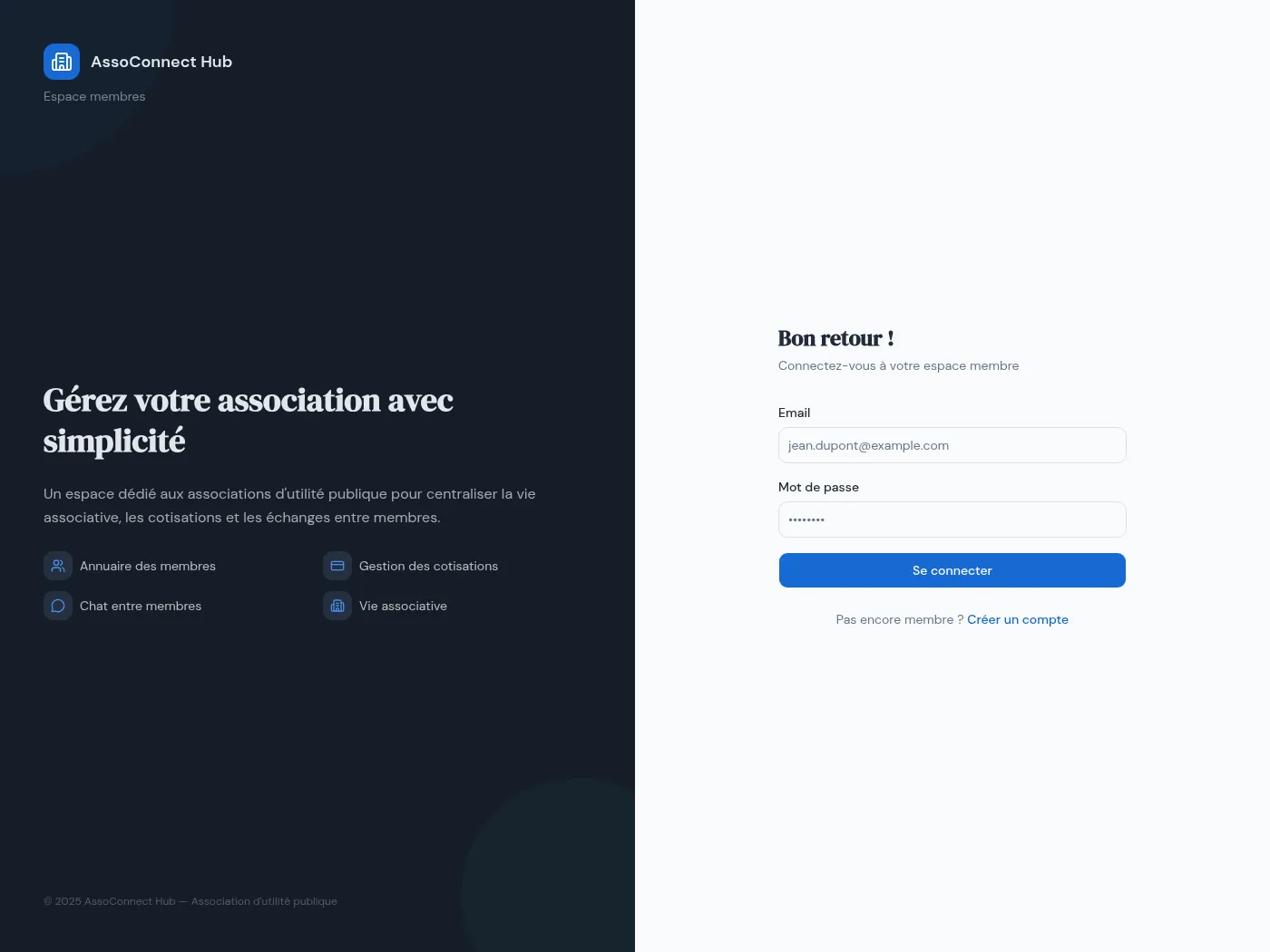 AssoConnect Hub