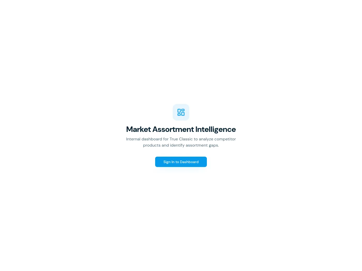Market Assortment Intelligence