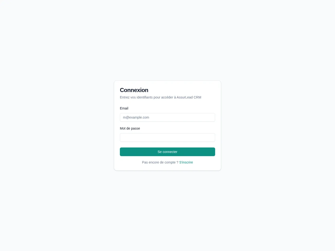 AssurLead CRM