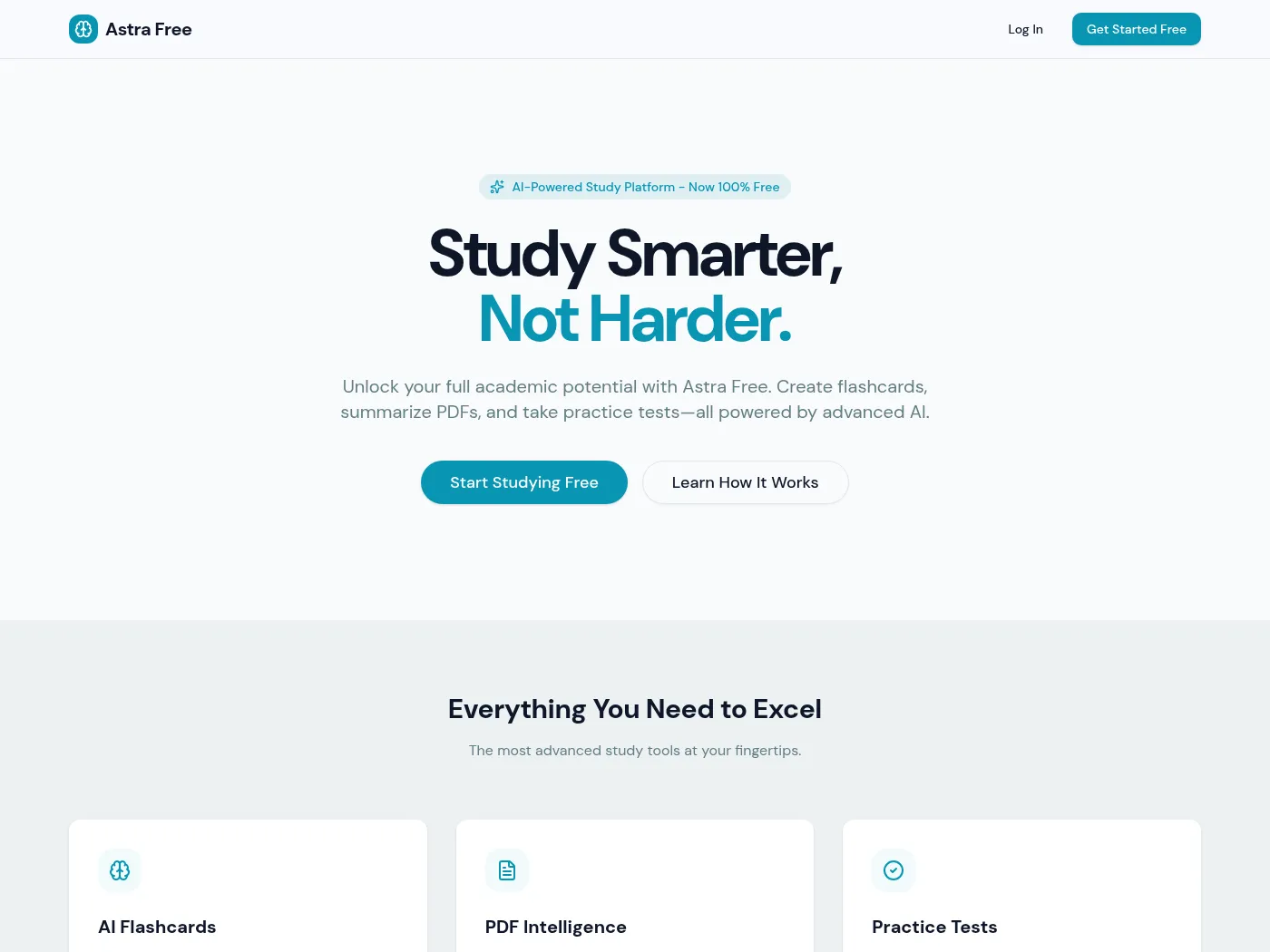 Astra AI Free Study