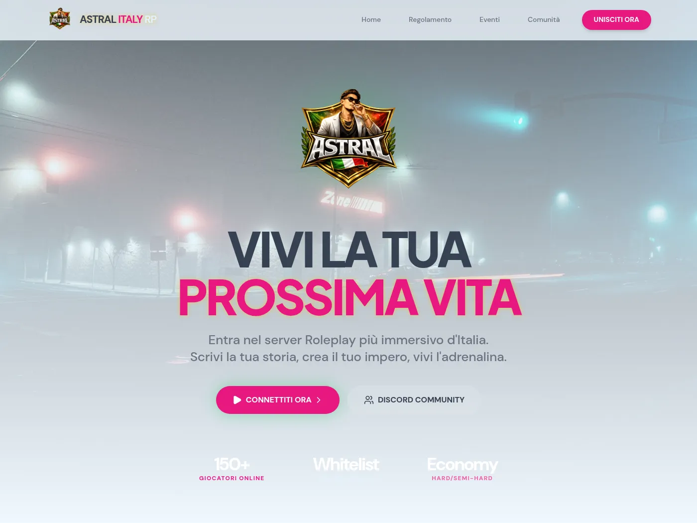 Astral Italy RP Website