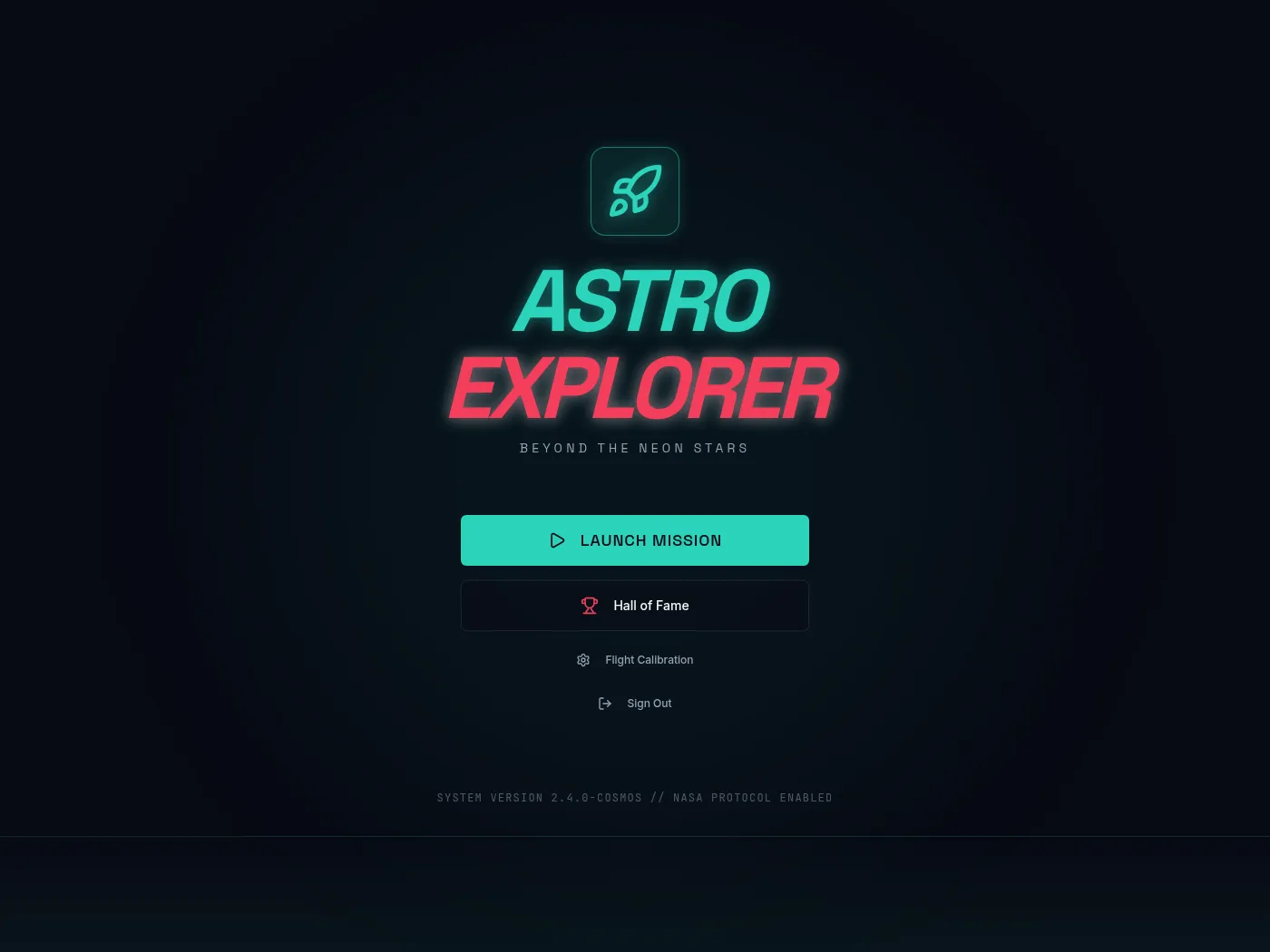 Astro Explorer Game