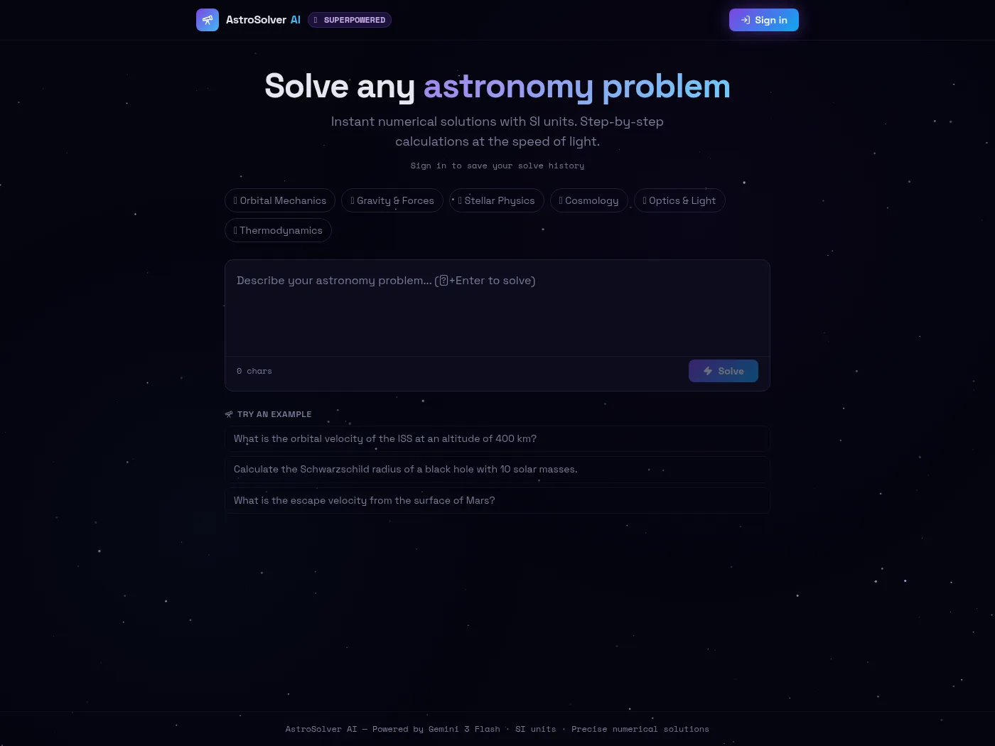 AstroSolver AI