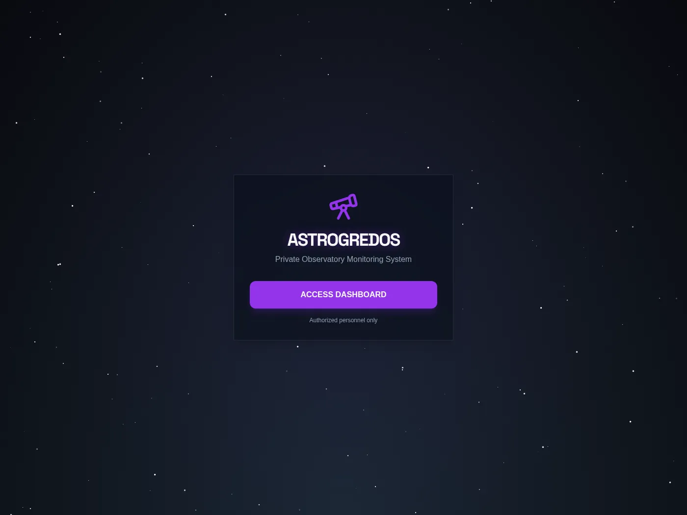 AstroGredos Weather Web