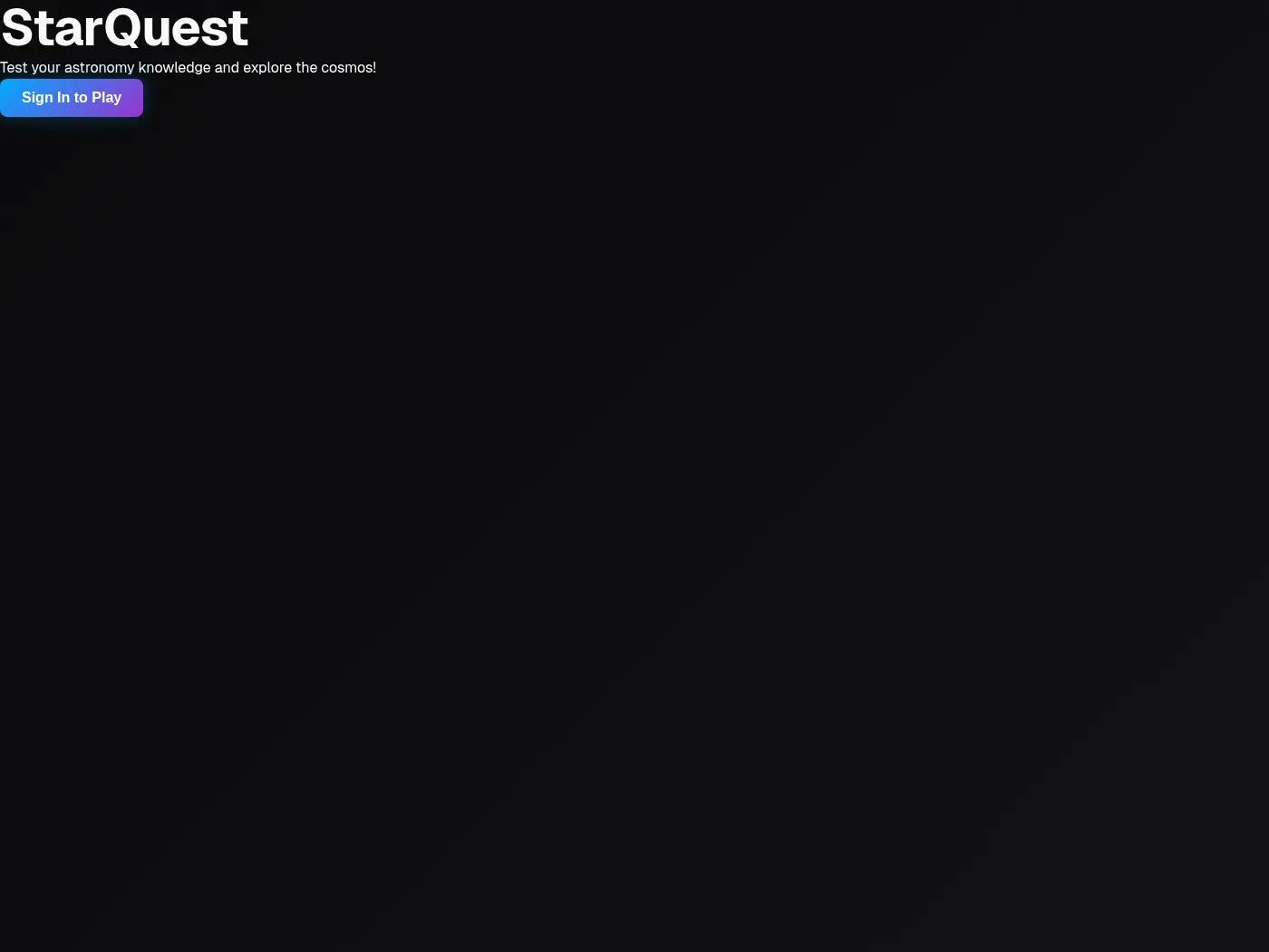 StarQuest Game