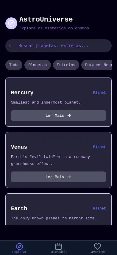 AstroUniverse App