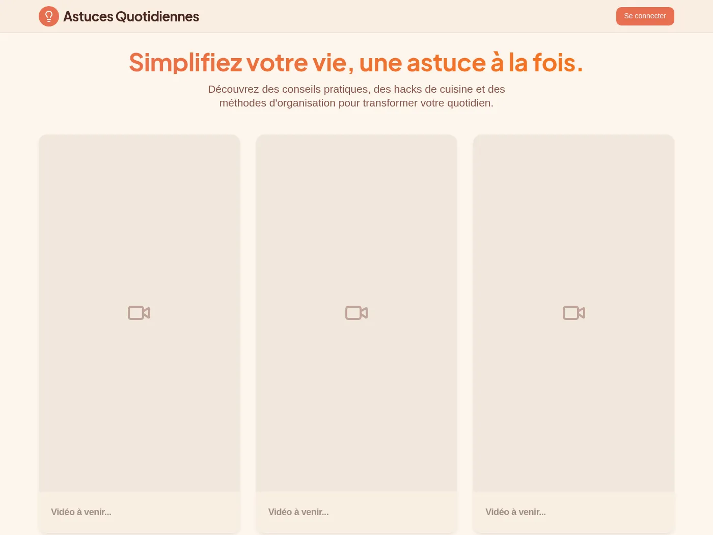 Astuces Quotidiennes Page