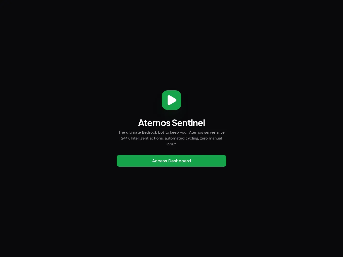 Aternos Bedrock Bot
