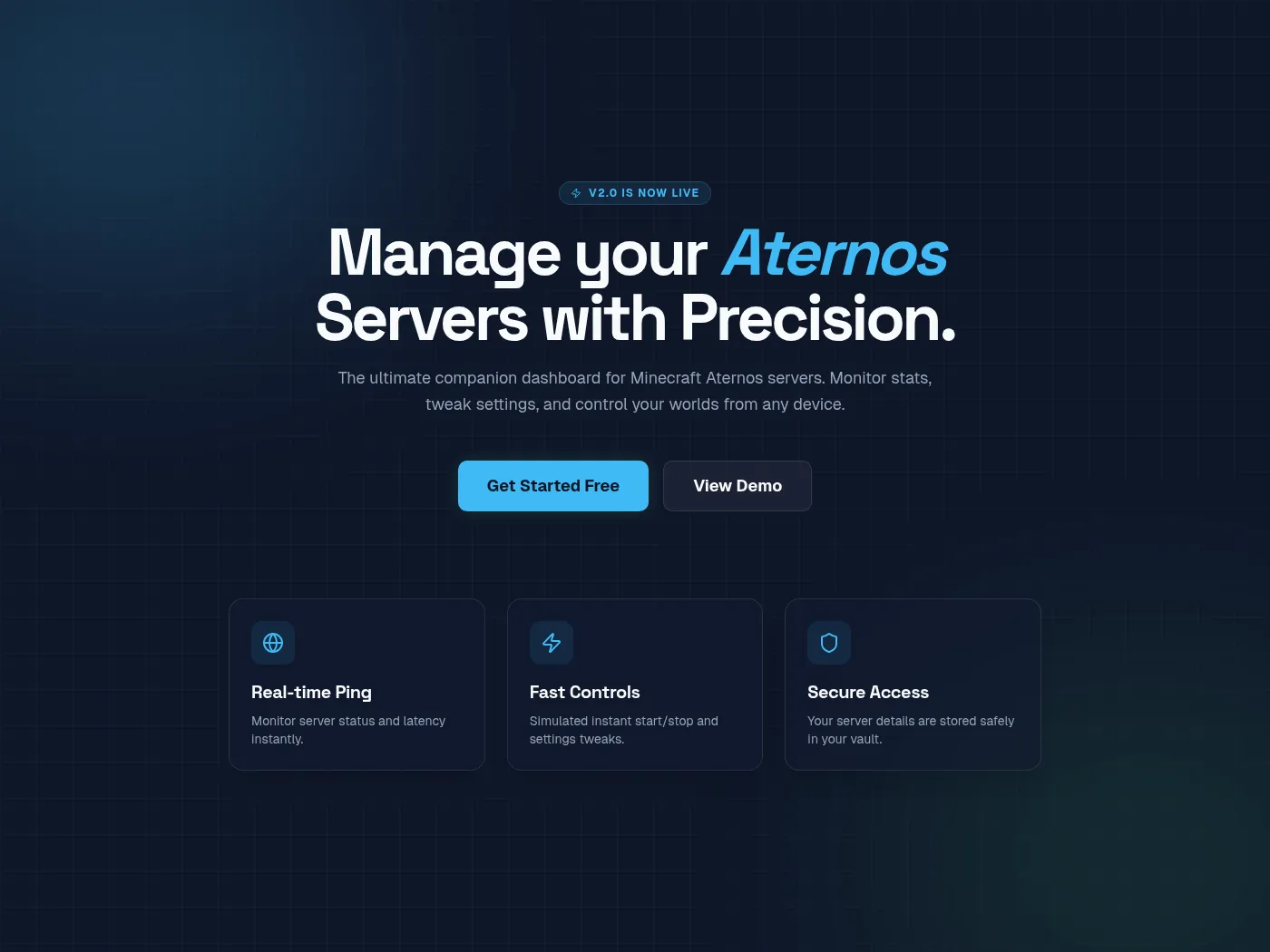 Aternos Server Manager