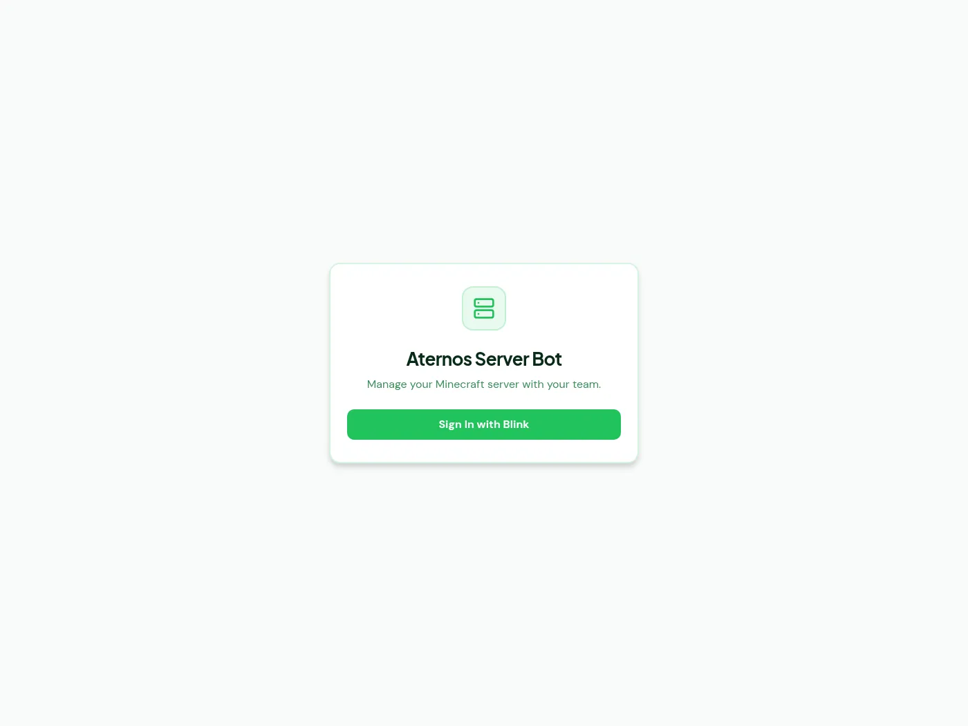Aternos Server Bot Dashboard