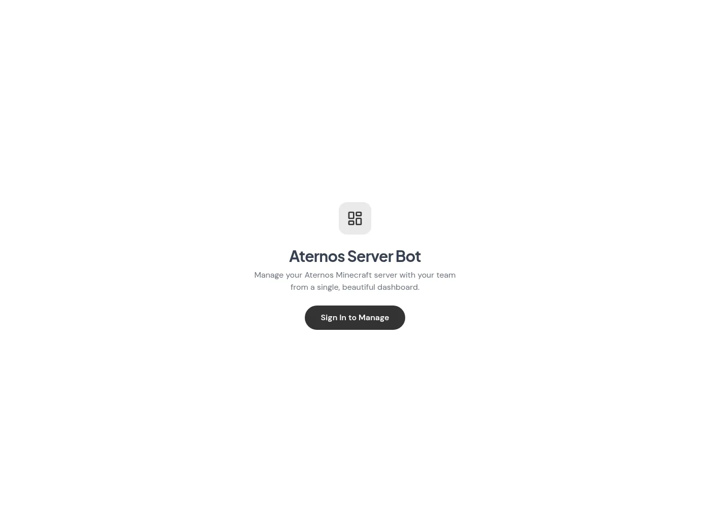 Aternos Server Bot