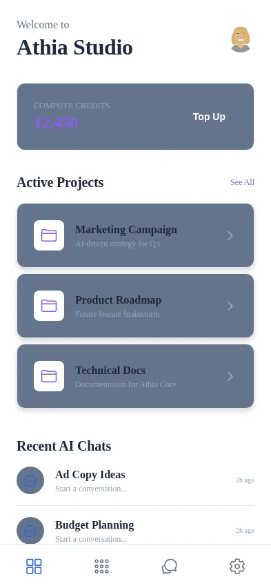 Athia AI Studio