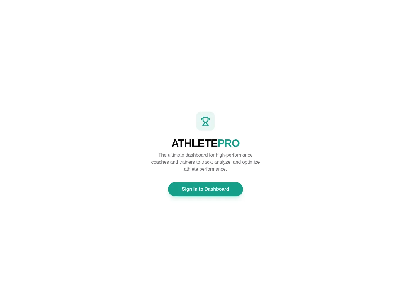 Athlete Dashboard Pro