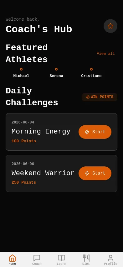 AthleteHub Mobile Coach