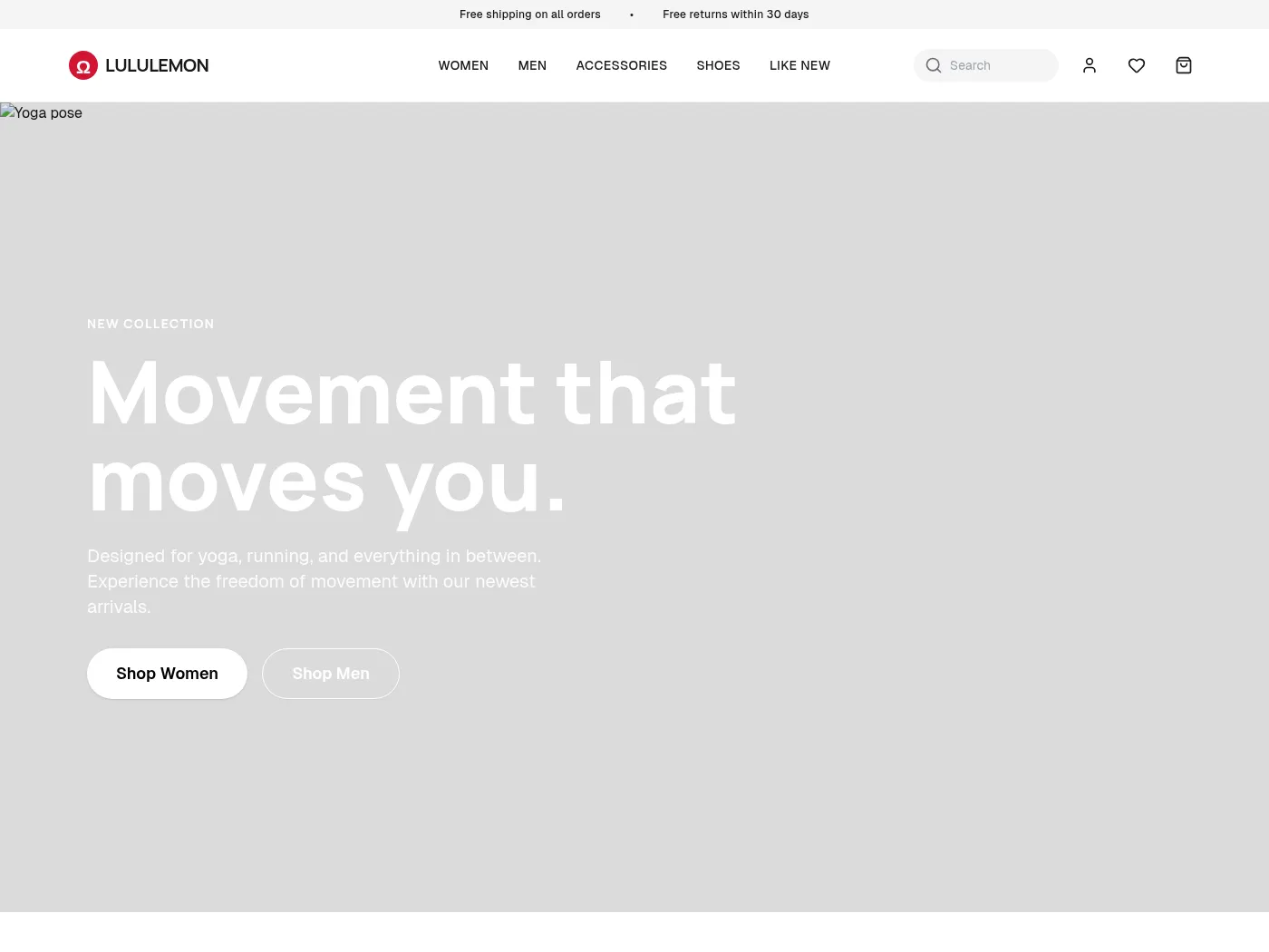 Athletic Wear E-Commerce