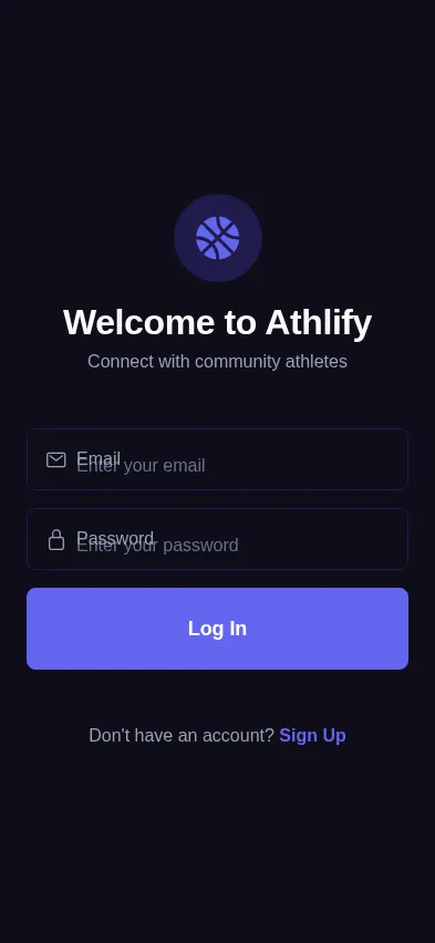 Athlify MVP App