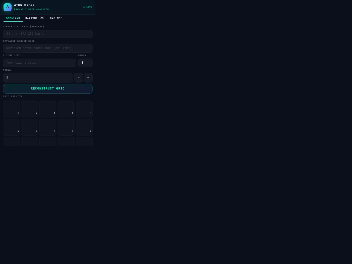 ATHR Mines Analyzer