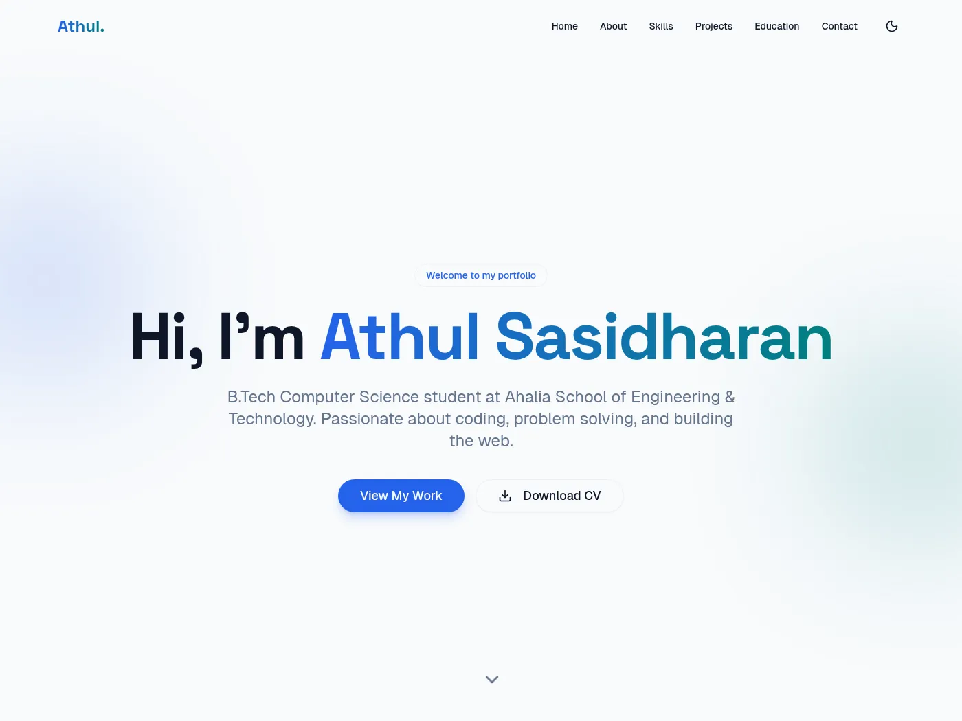 Athul Portfolio Hub