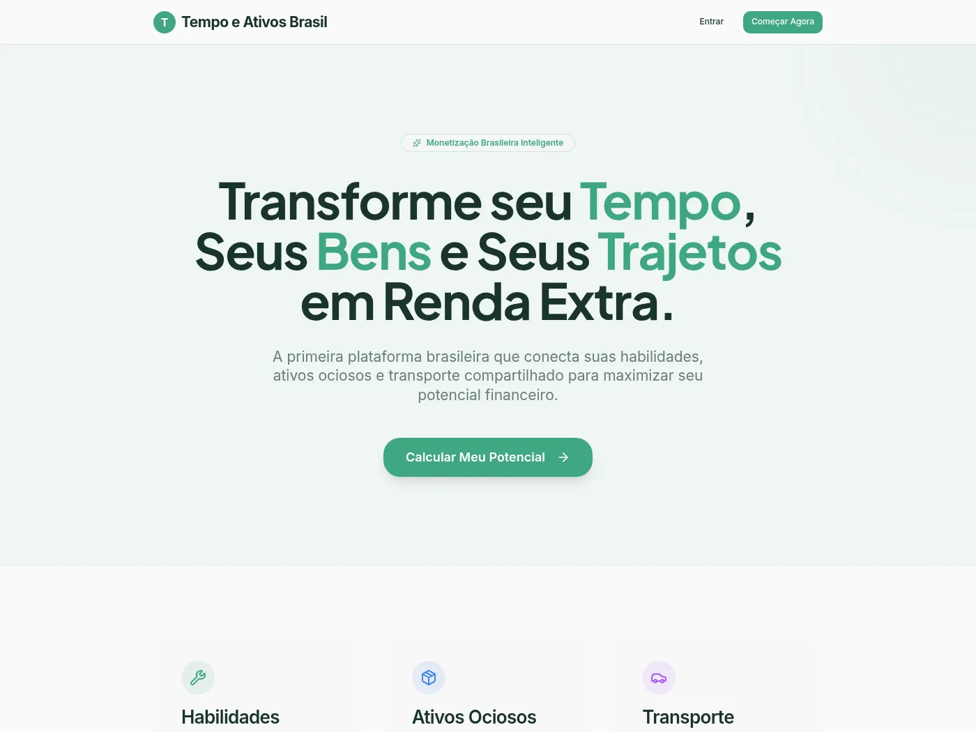Tempo e Ativos Brasil