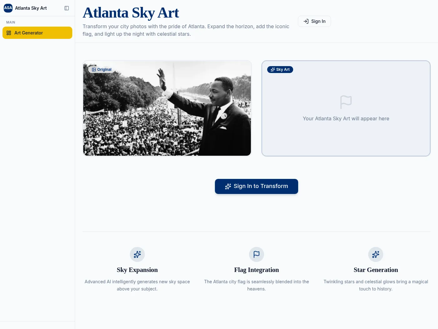 Atlanta Sky Art