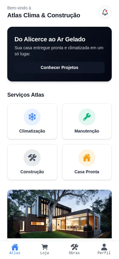 Atlas Clima & Construção App