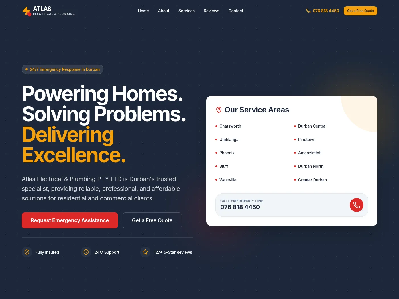 Atlas Electrical & Plumbing Site