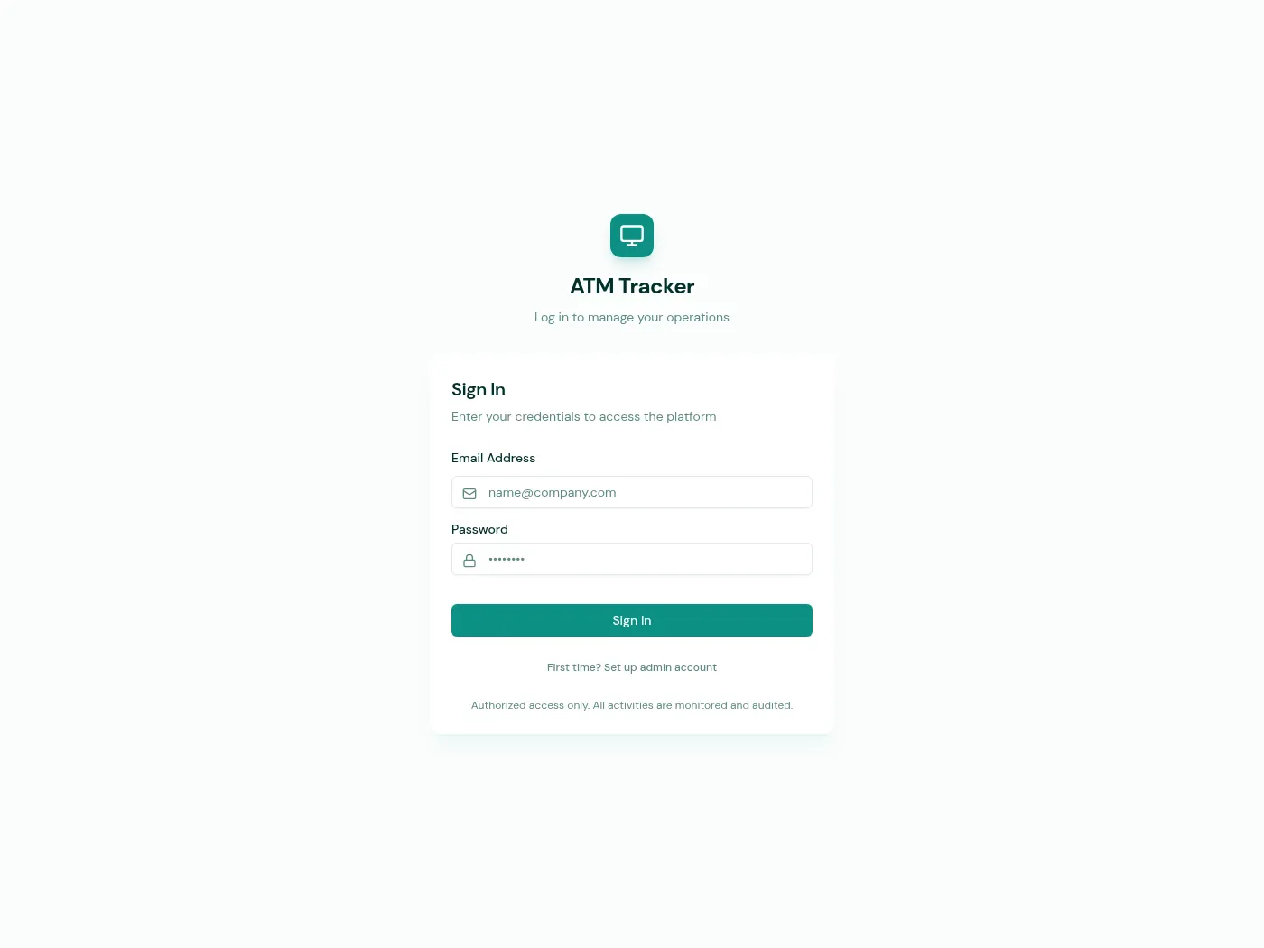 ATM Install Tracker