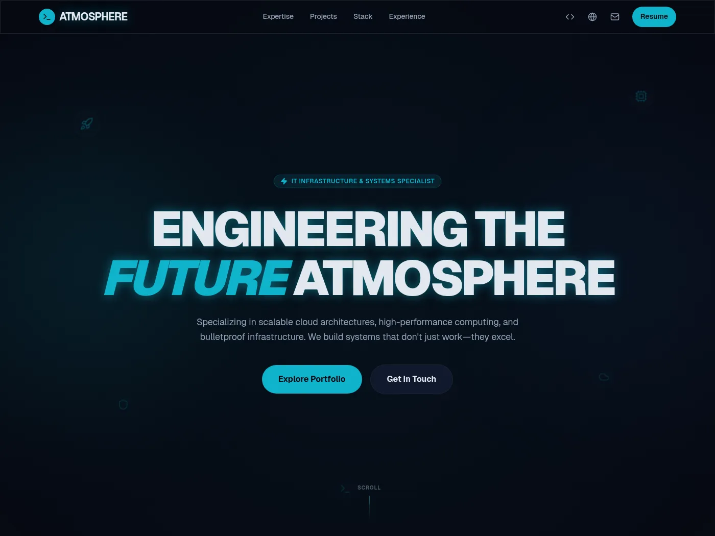 Atmosphere SaaS Landing