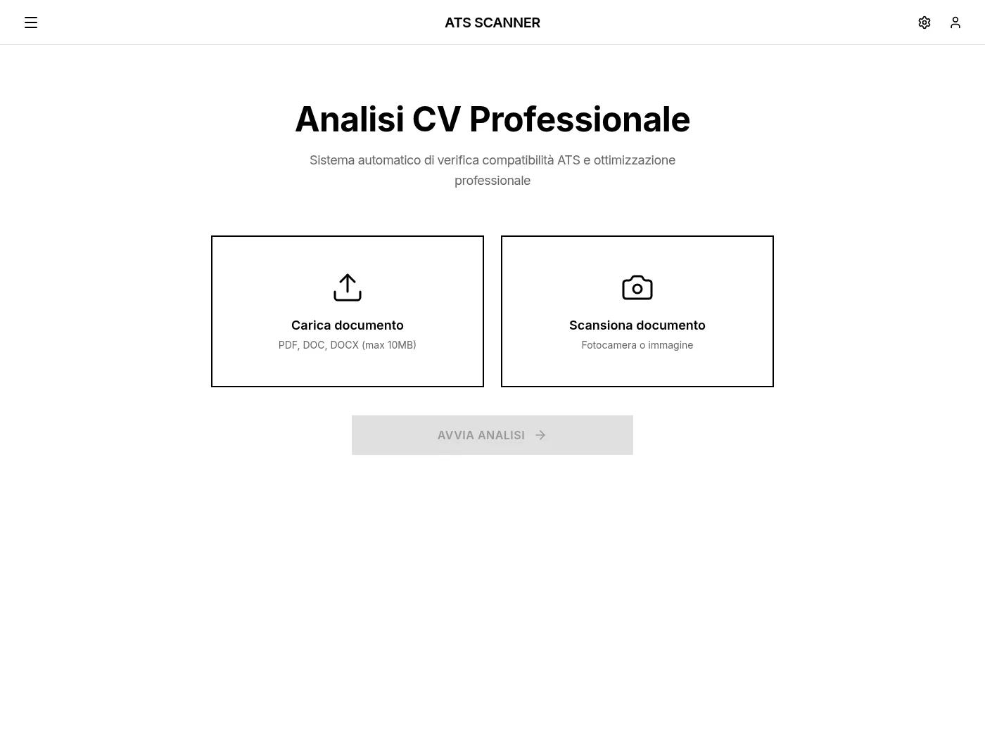 ATS CV Scanner