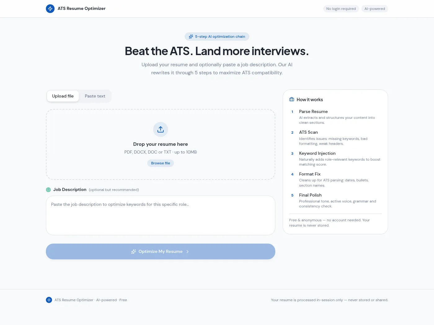 ATS Resume Optimizer