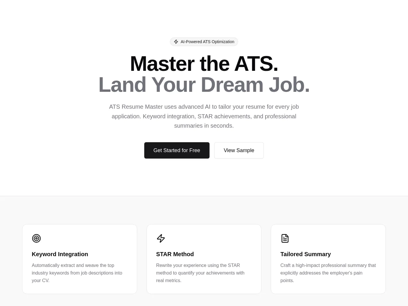 ATS Resume Master