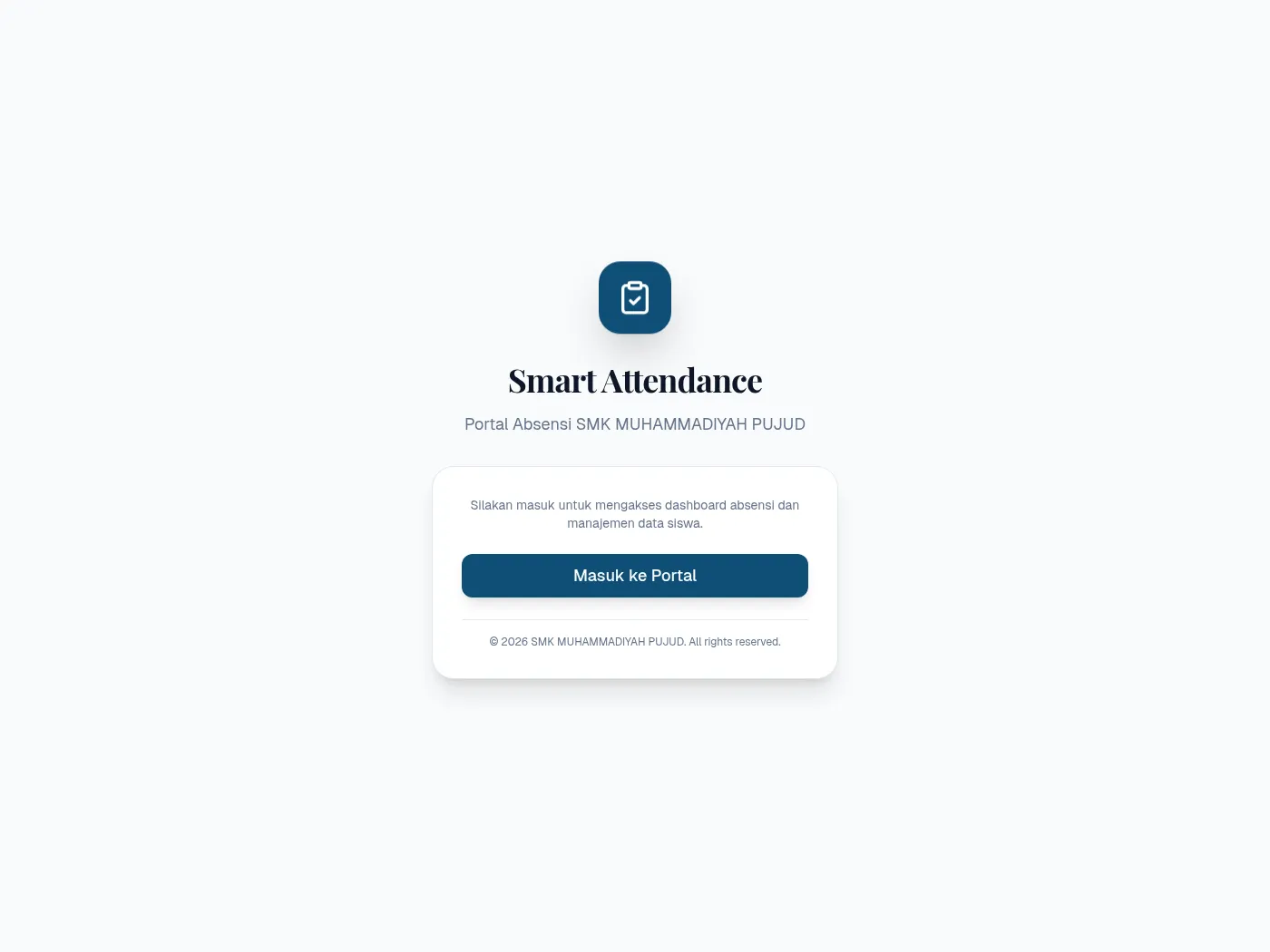 Smart Attendance Portal