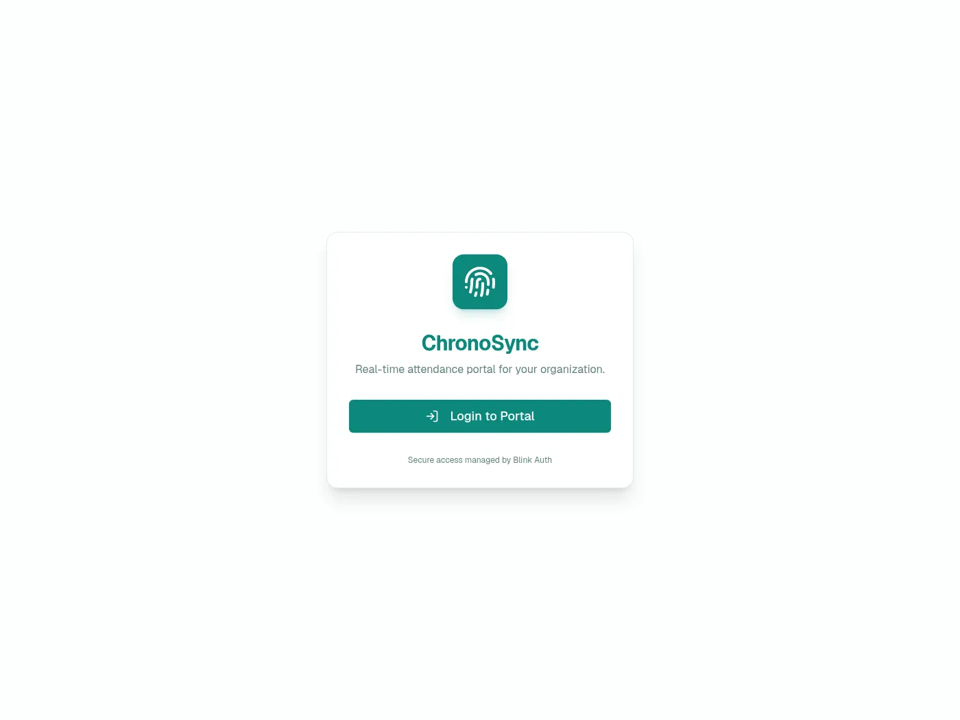RealTime Attendance Portal