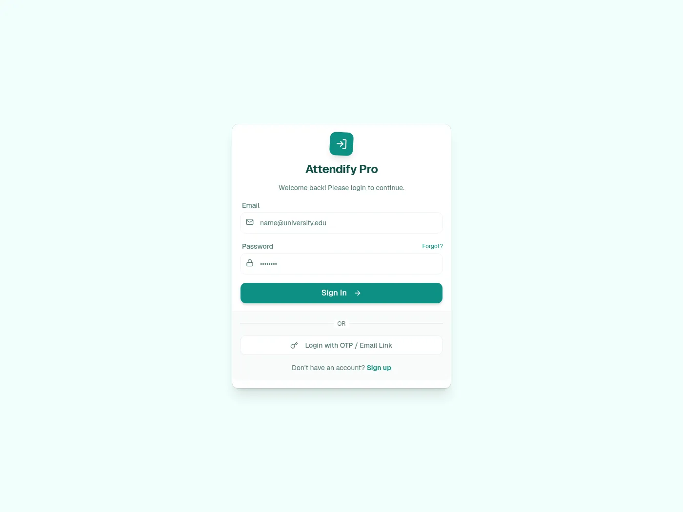 Attendify Pro