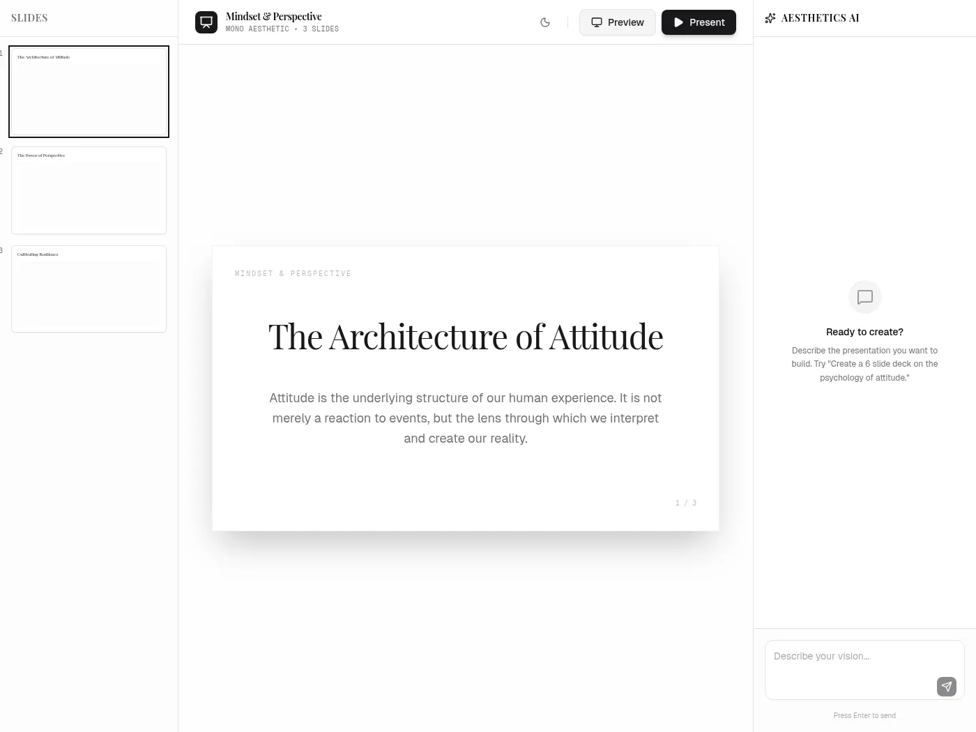 Attitude Aesthetics Deck