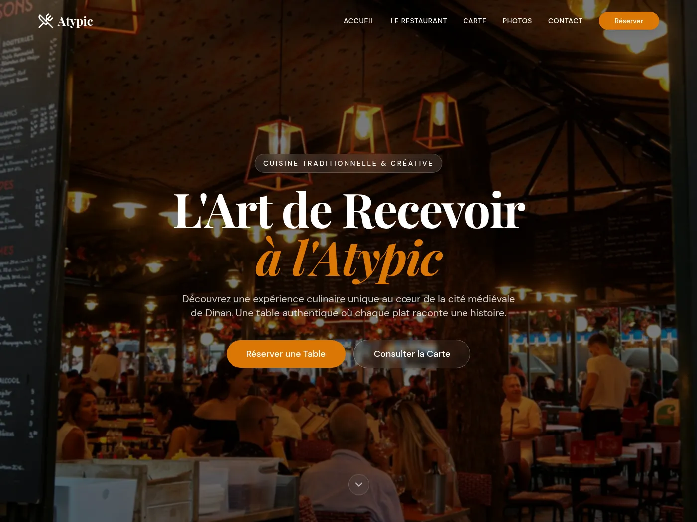 Atypic Restaurant Web