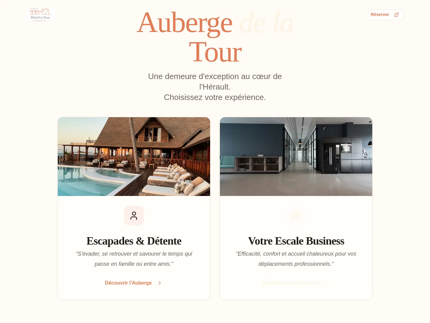 Auberge de la Tour Web