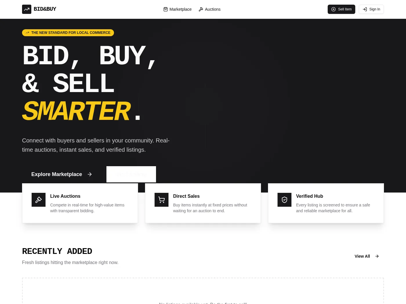 Auction & Sell Hub