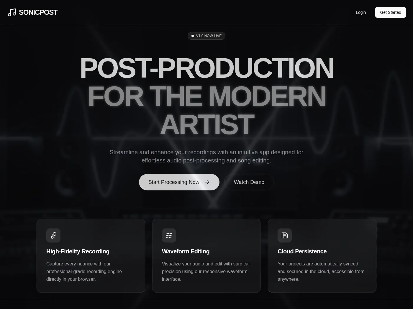 Song Post-Processing App